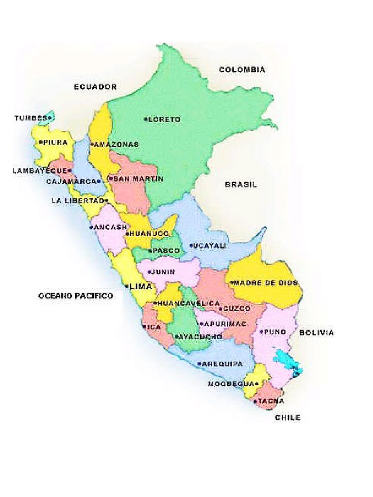 Mapa Del Peru | PDF