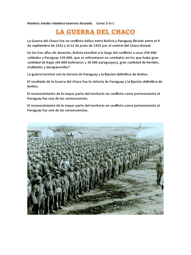 Consecuencias de la Guerra del Chaco | PDF