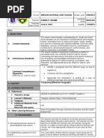 A Detailed Lesson Plan in Synthesizing | PDF | Cloud | Question