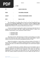 AWOL Notice and Explanation Request | PDF | Finance & Money Management