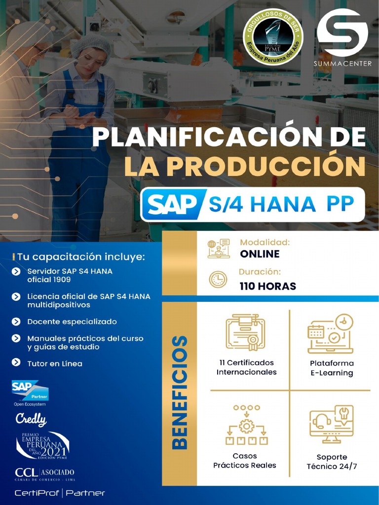 SAP S4HANA PP - Summa Center | PDF