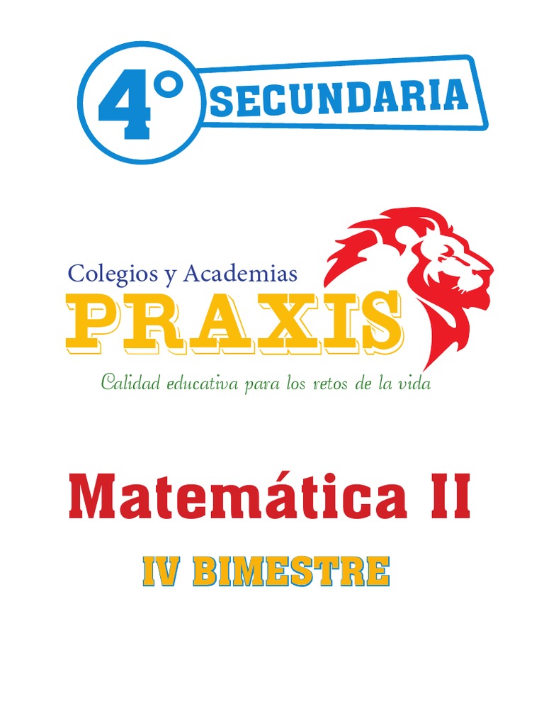 4° Sec - Iv Bim - Algebra | PDF