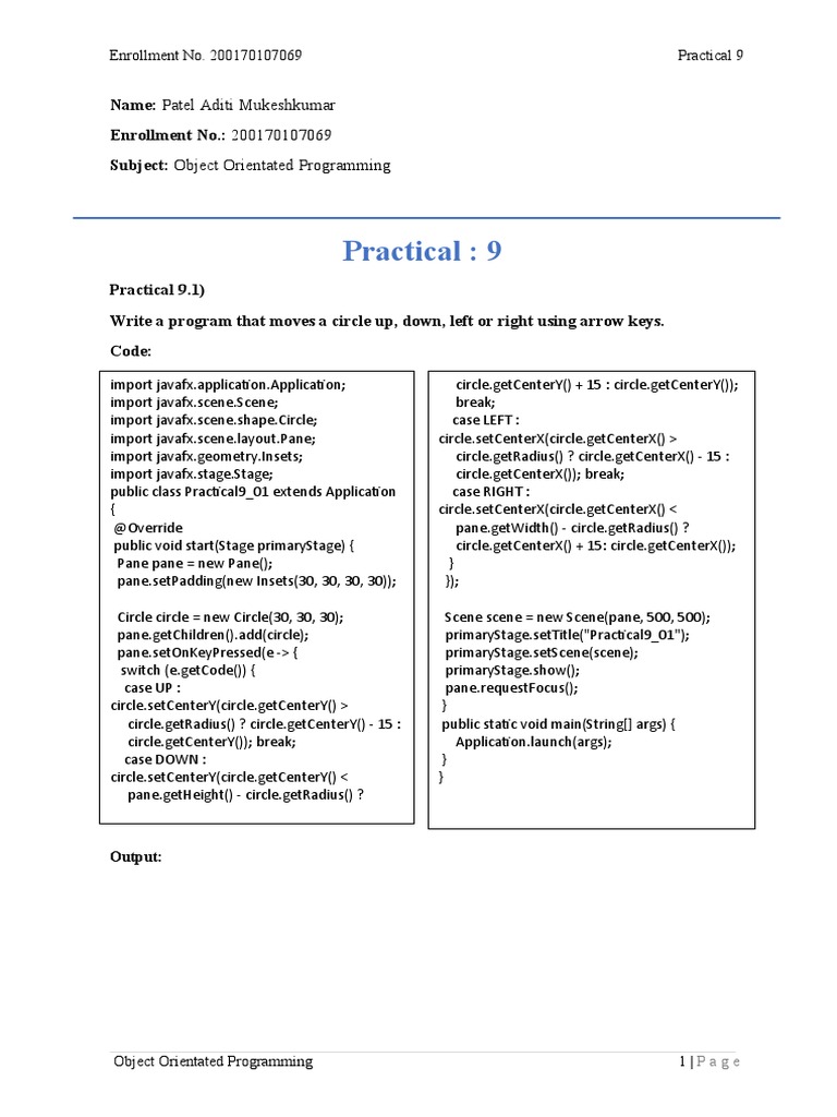 Oop Set 9 | PDF | Software | Human–Computer Interaction