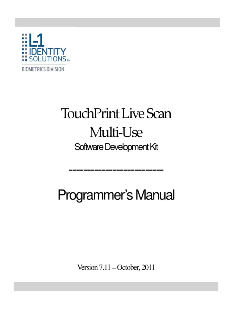 TP-LSMULTI SDK Programmer's Manual | PDF | Image Scanner | Device Driver