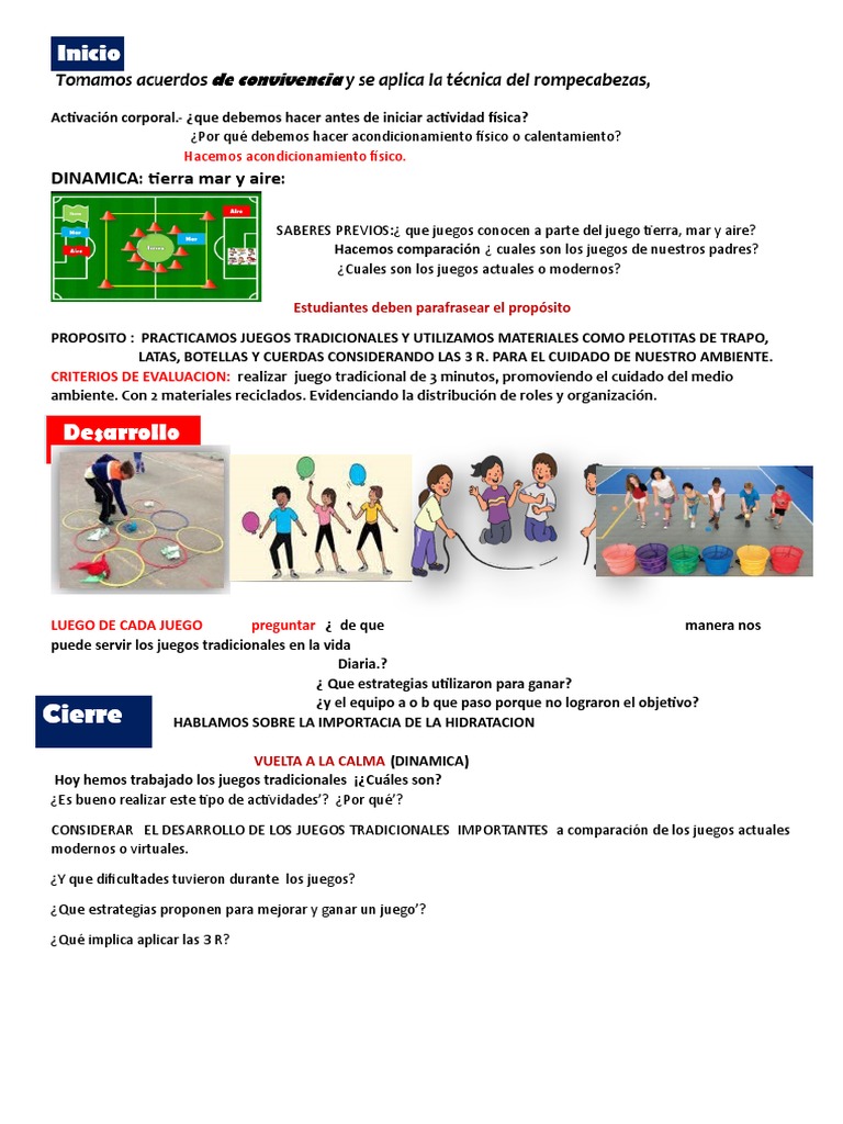 Activación Corporal | PDF