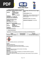 WD-40 Aerosol MSDS | PDF | Combustion | Water