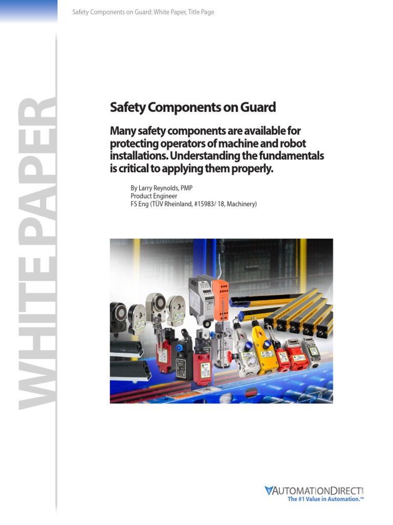 Safety Components On Guard White Paper | PDF | Switch | Automation