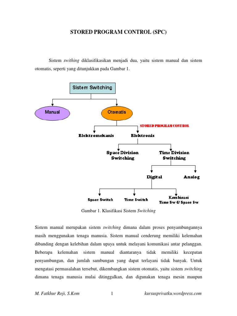 Stored Program Control - SPC | PDF | Sains & Matematika