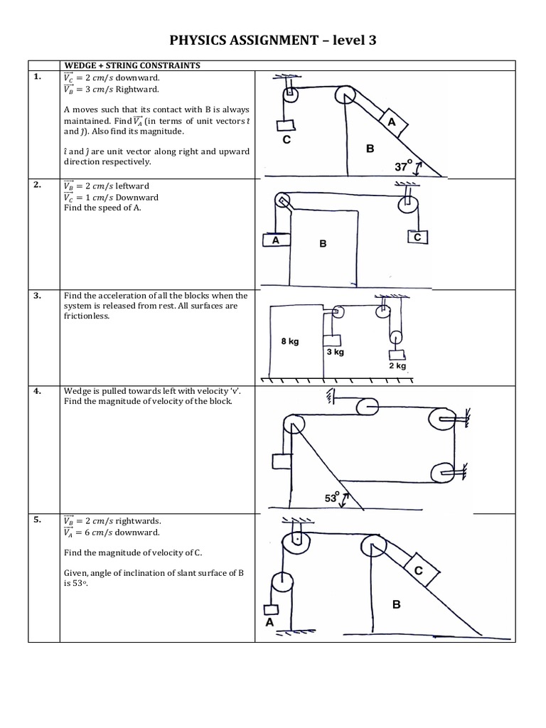 WEDGE CONSTRAINTS + String Constraints + Pseudo Force | PDF
