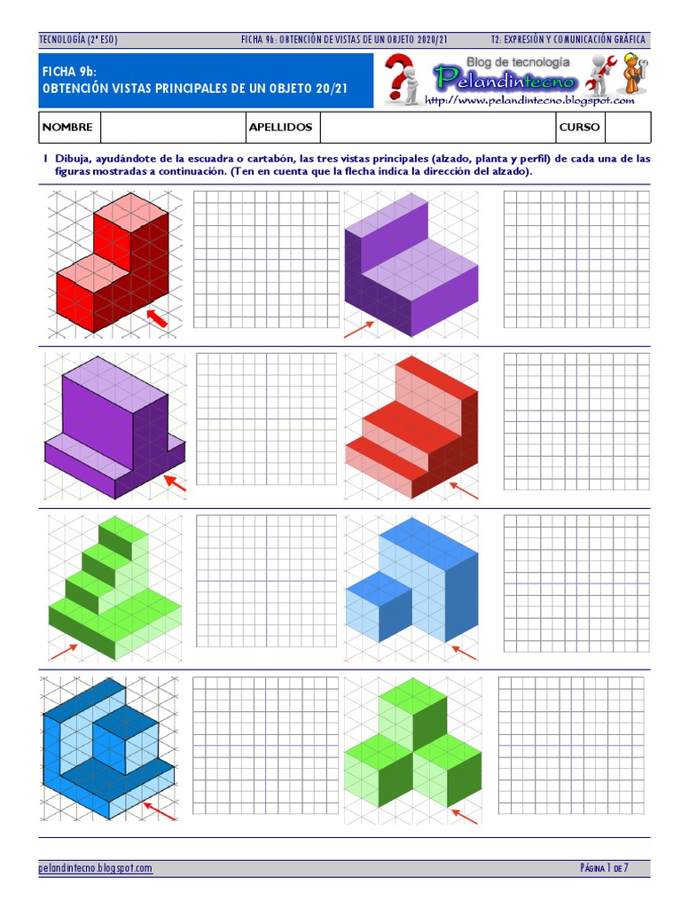 Ficha 9b-Prácticas Obtención de Vistas (Vistas) 2020-21 | PDF | Arte ...