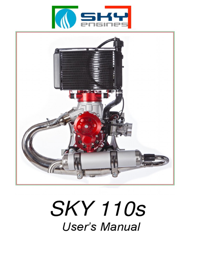SKY 110s Engine User Manual | PDF | Engines | Radiator