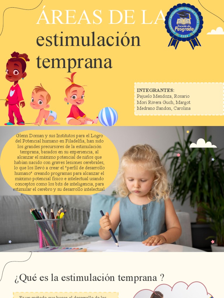 Áreas de La Estimulación Temprana | PDF
