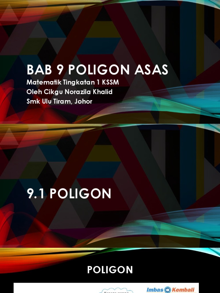 MT T1 KSSM Bab 9 Poligon Asas Zila Khalid ) | PDF
