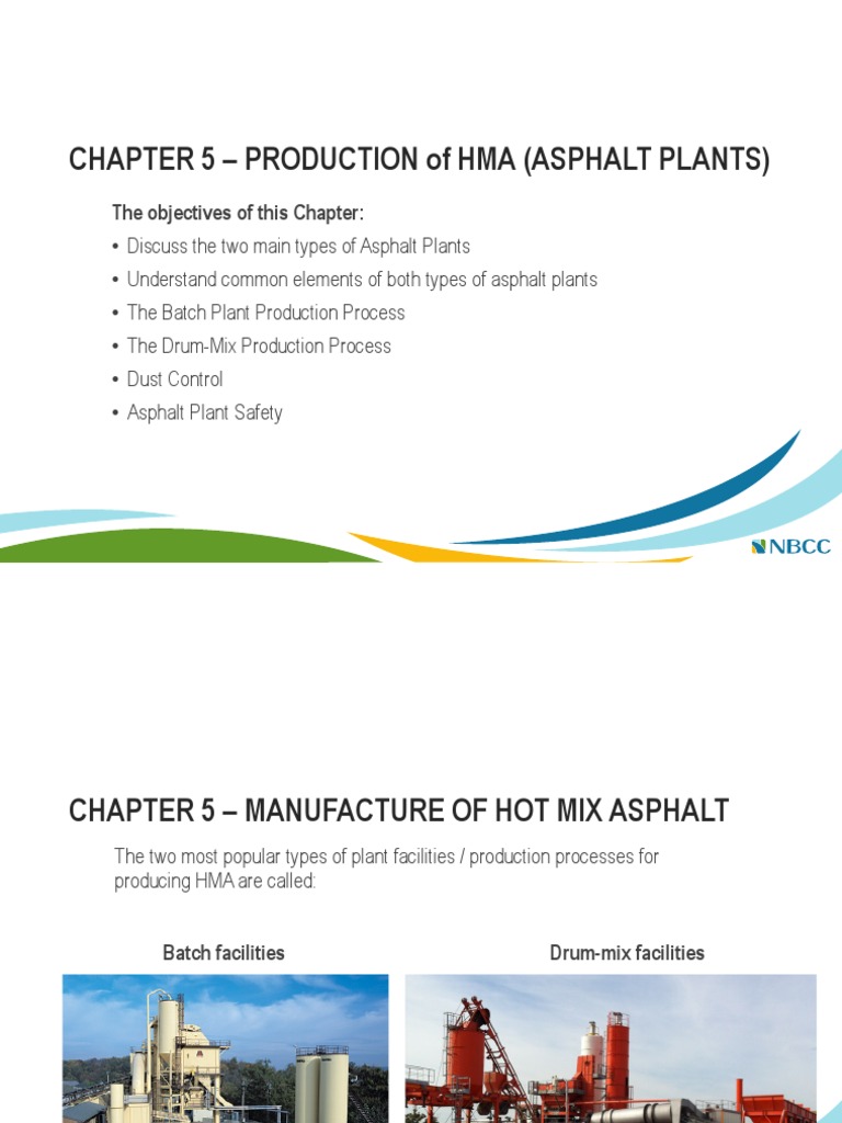 BTTB1031 Lesson 5 - Chapter 5 - Asphalt Plants - Manufacture of HMA | PDF | Manufactured Goods ...