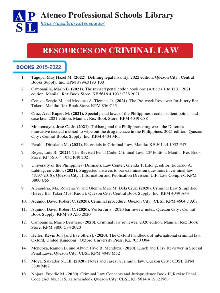 Crim Law | PDF