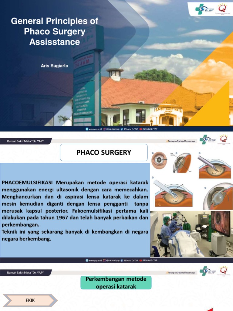 Aris - General Principles of Phaco Surgery Assisstance | PDF