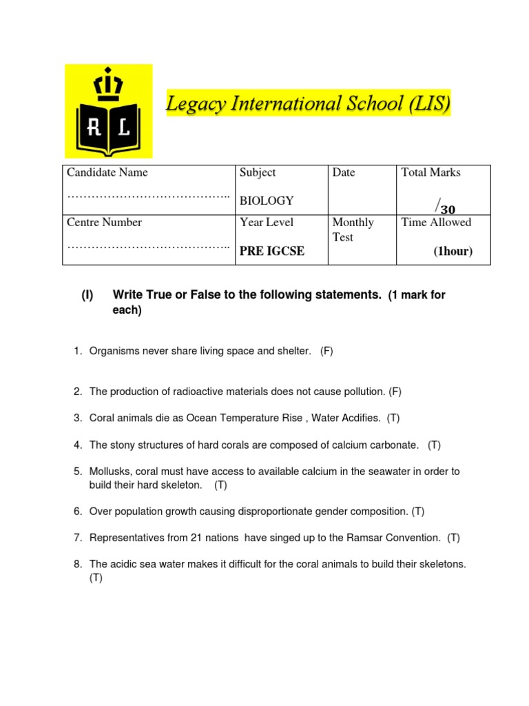 Pre-IGCSE (0.4) 9.3.2023 | PDF