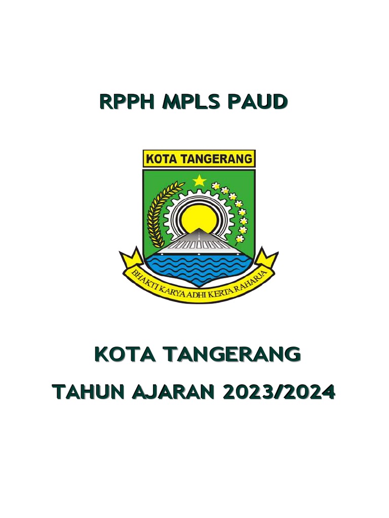 MODUL AJAR MPLS PAUD KOTA TANGERANG Bu Ayunah Tahun 2023 | PDF
