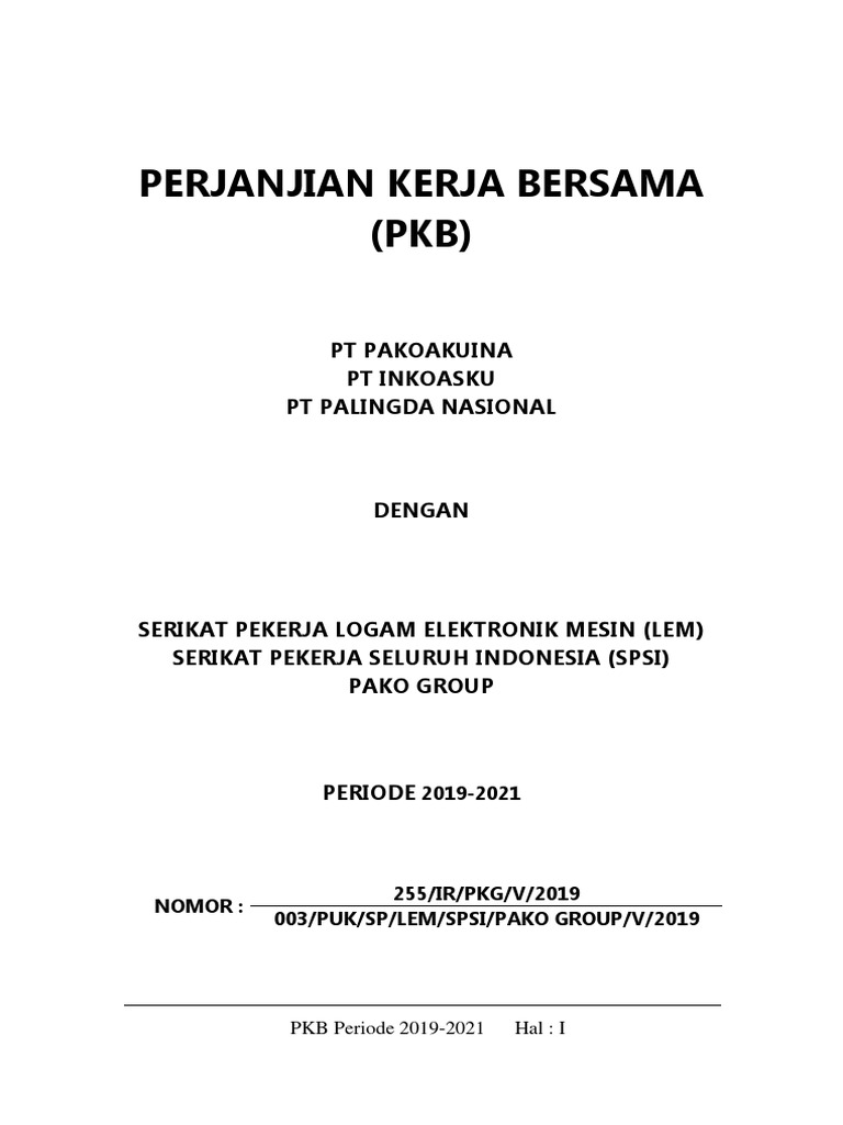 PKB 2019-2021 Cetak | PDF