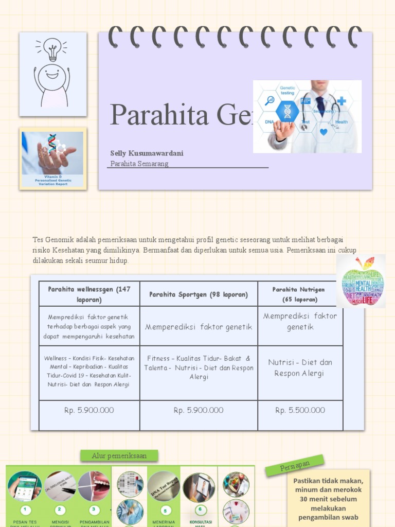 Parahita Genomik Selly | PDF