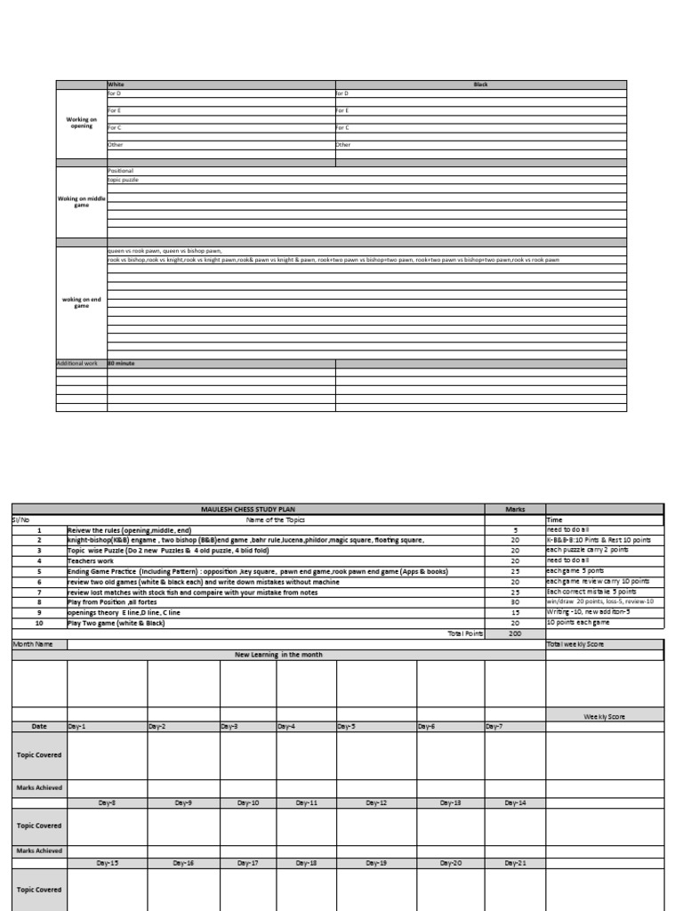 Chess Routine | PDF | Chess | Abstract Strategy Games