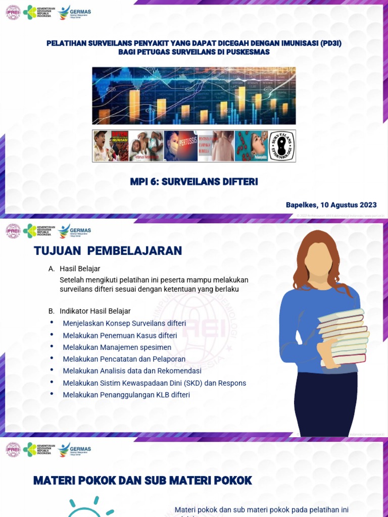 06 PKM - Mpi 6 - Surveilans Difteri - Bapelkes | PDF