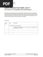 FSSC V.6 Internal Audit Checklist | PDF | Food Safety | Safety
