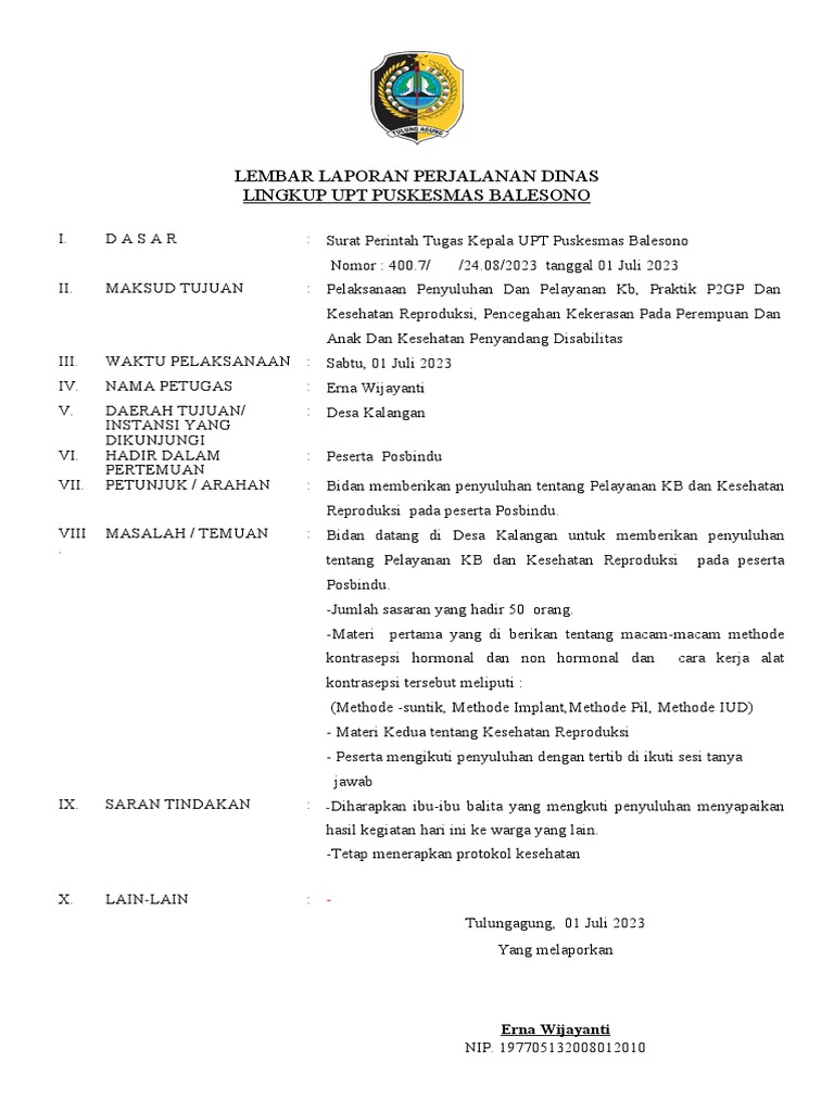 LPD Usia Produktif KB | PDF