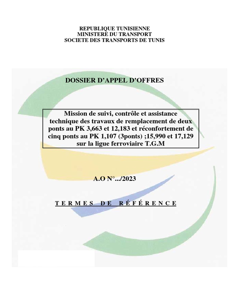 Termes de Reference | PDF