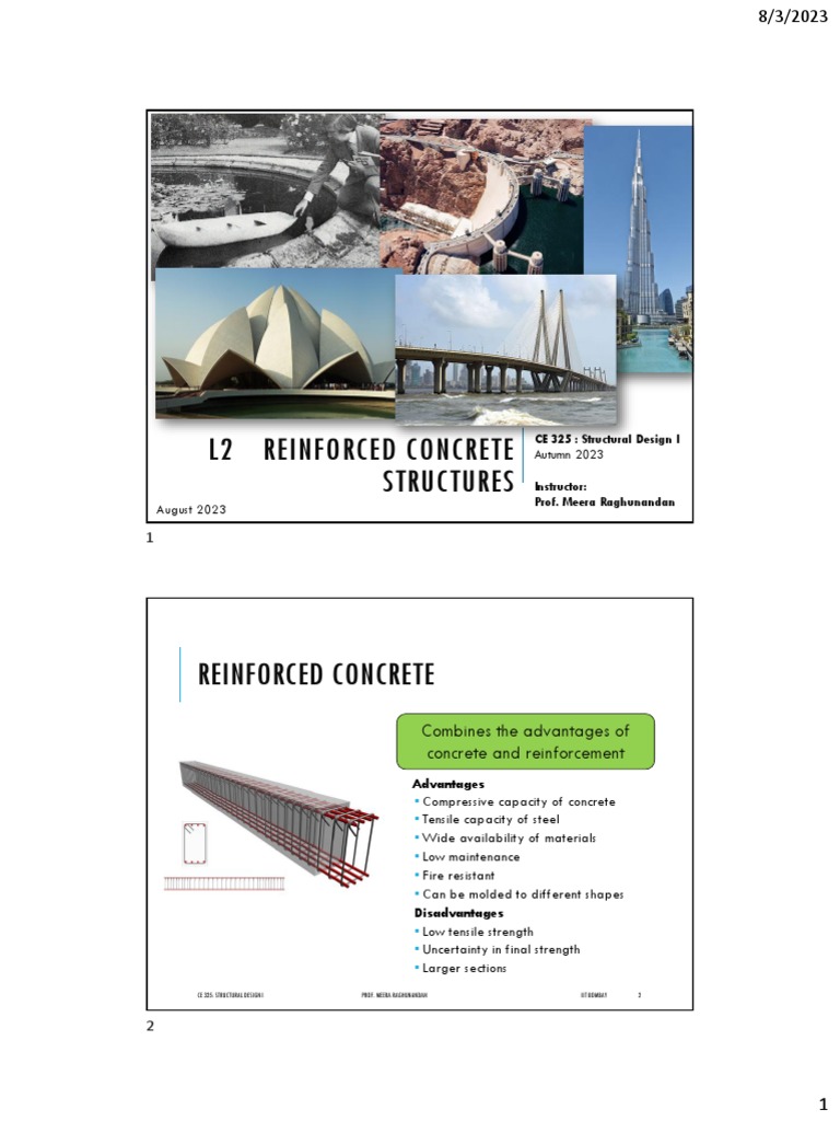 Reinforced Concrete Structures Notes | PDF