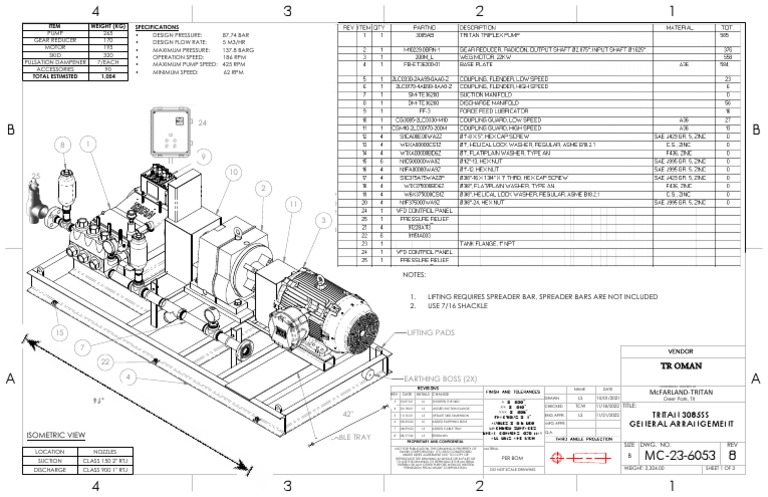 MC-23-6053 Gad | PDF | Pump | Gases