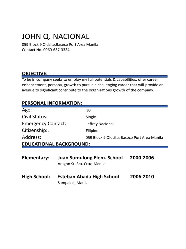 John - Resume | PDF