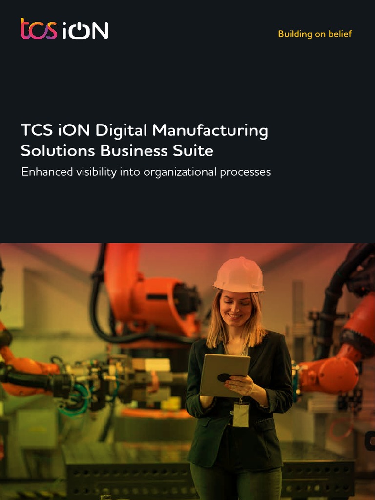 TCS iON Digital Manufacturing ERP Solutions | PDF