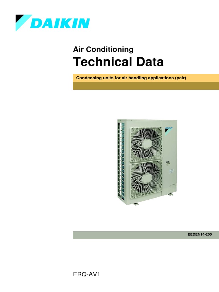 DB Erq-Av1 2014 | PDF | Air Conditioning | Power Supply
