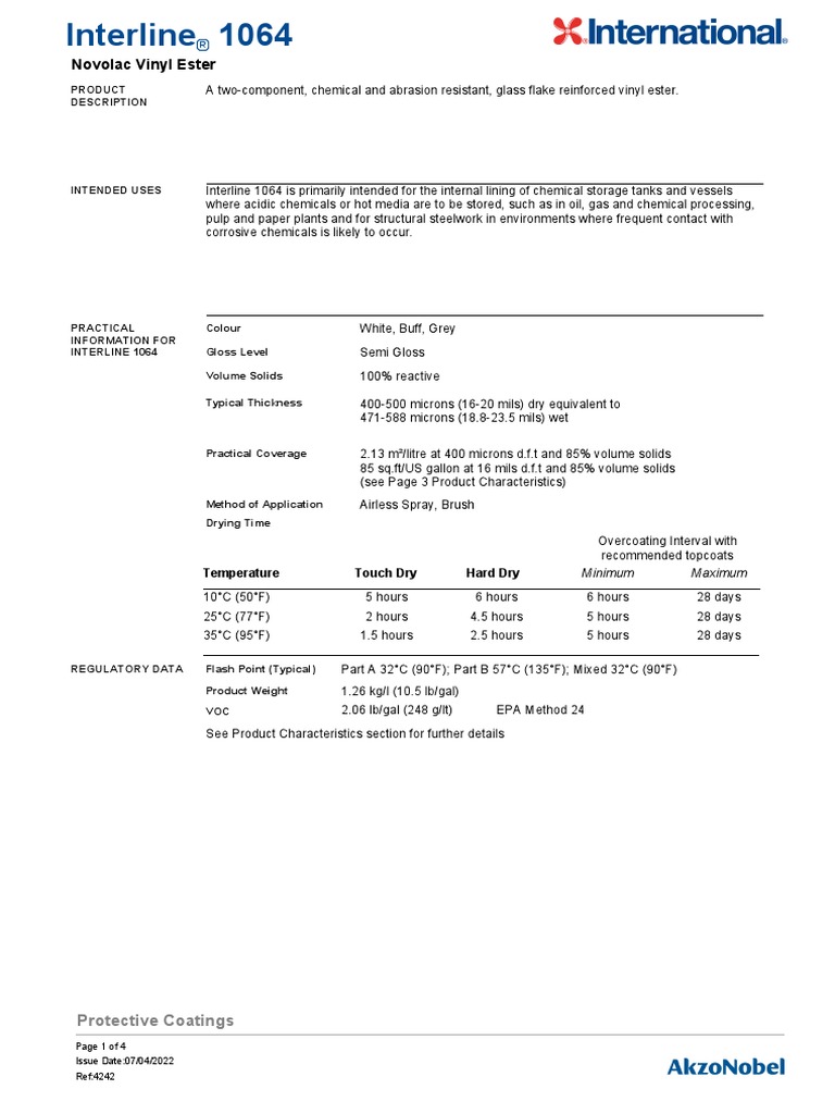 Interline 1064 | PDF