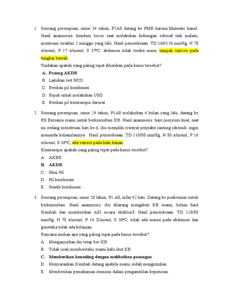 Soal KB Profesi 2223 | PDF