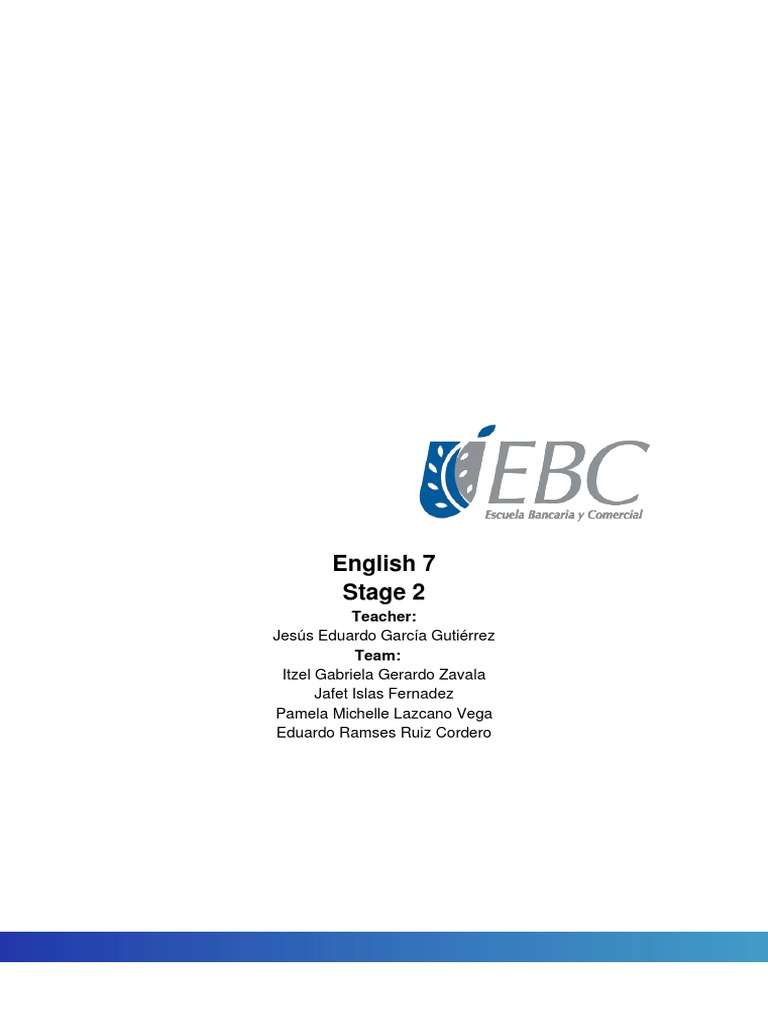 Stage 2 Level 7 Team | PDF