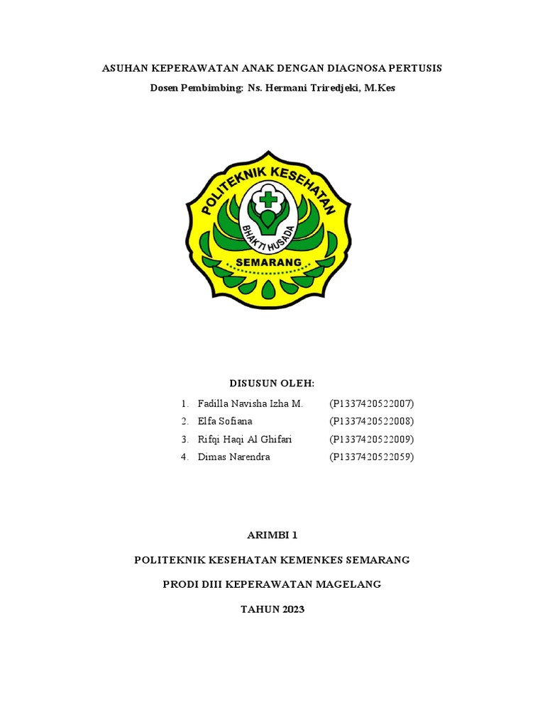 Askep Kep Anak Pertusis | PDF