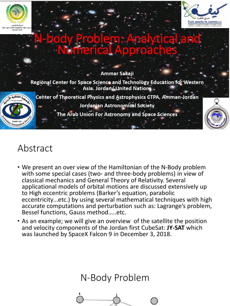 N-Body Analytical Approaches | PDF | Scientific Theories | Theoretical ...