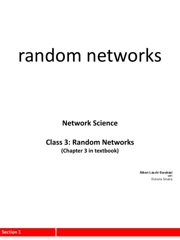 2021 3 Ns Random Networks Pdf Graph Theory Mathematical