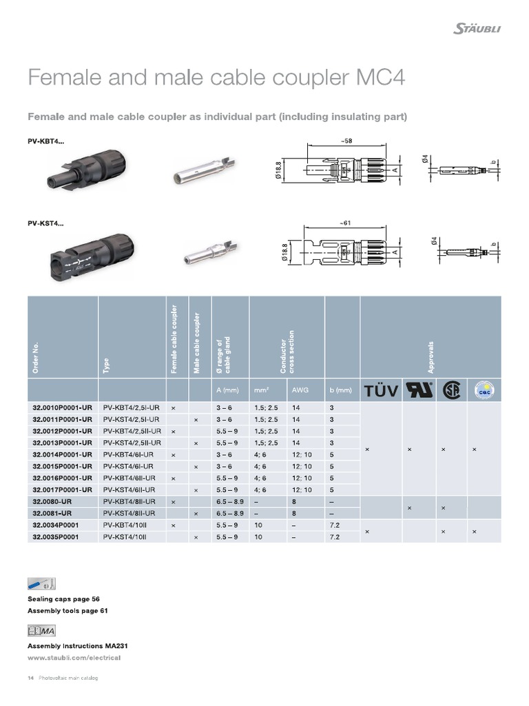 MC - 4 Datasheet | PDF