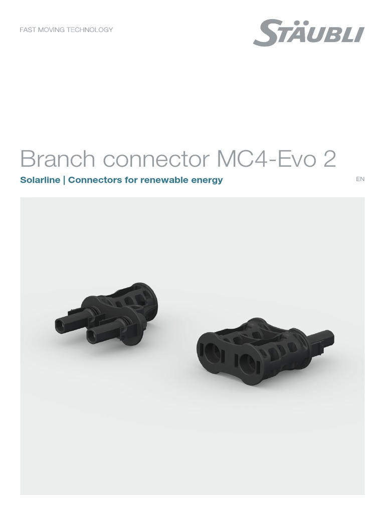 Branch Connector MC4 Evo 2 11014100 en | PDF