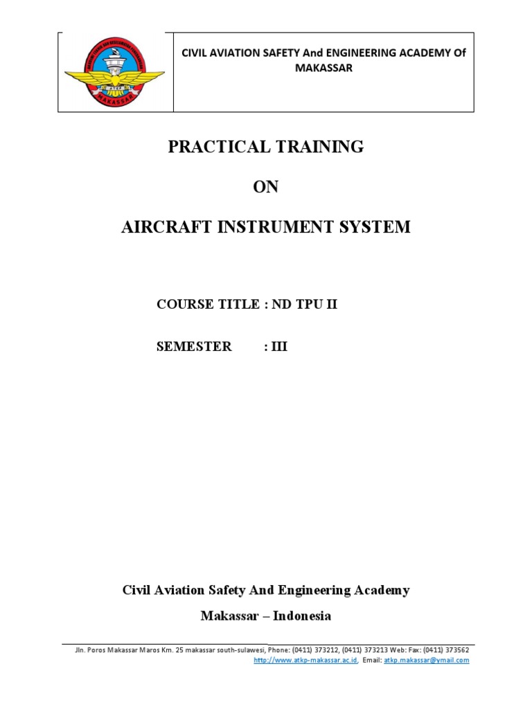 Laporan AIRCRAFT INSTRUMENT SYSTEM | Download Free PDF | Aviation ...