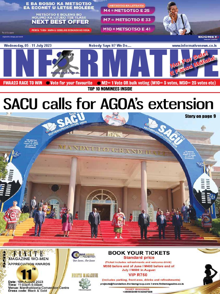 Weekly Informative Newspaper 5July-11July - Compressed | PDF | Government