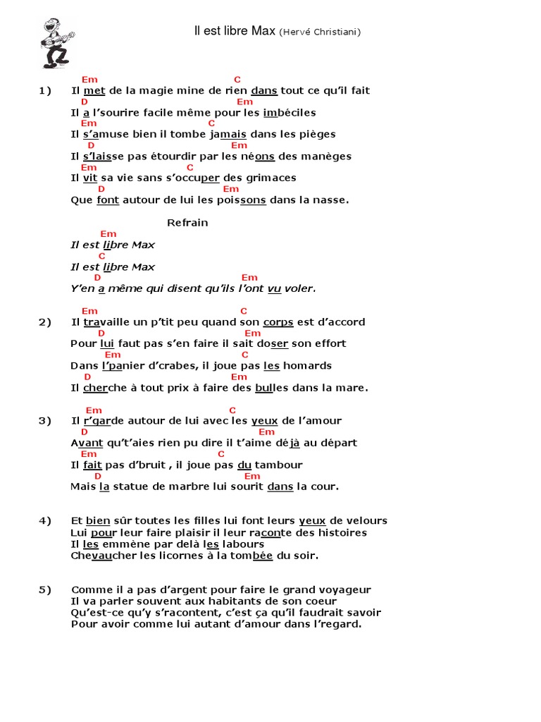Il Est Libre Max em | PDF