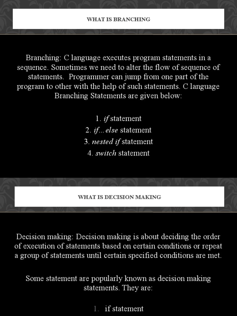 SPL 4 Chapter | PDF | Computer Engineering | Control Flow