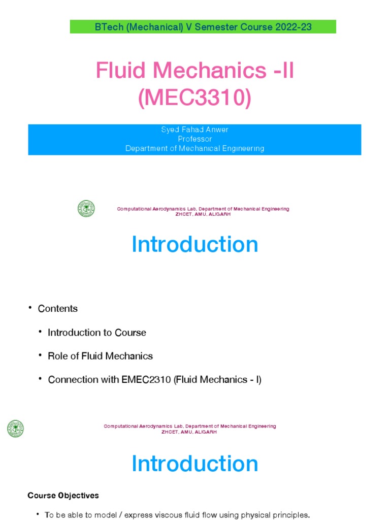Unit 1 | PDF | Fluid Mechanics | Fluid Dynamics