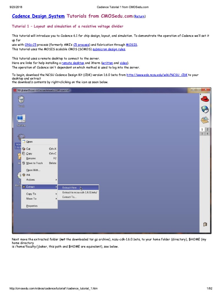 Cadence Tutorial 1 From CMOSedu | PDF
