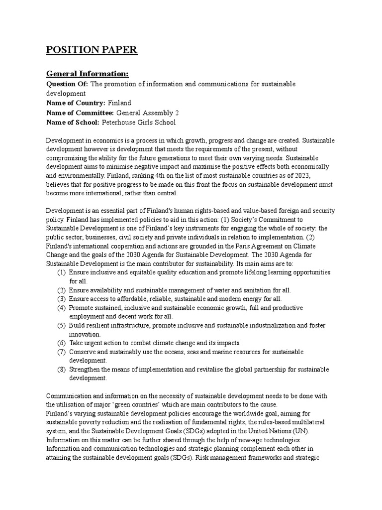 Position Paper | PDF