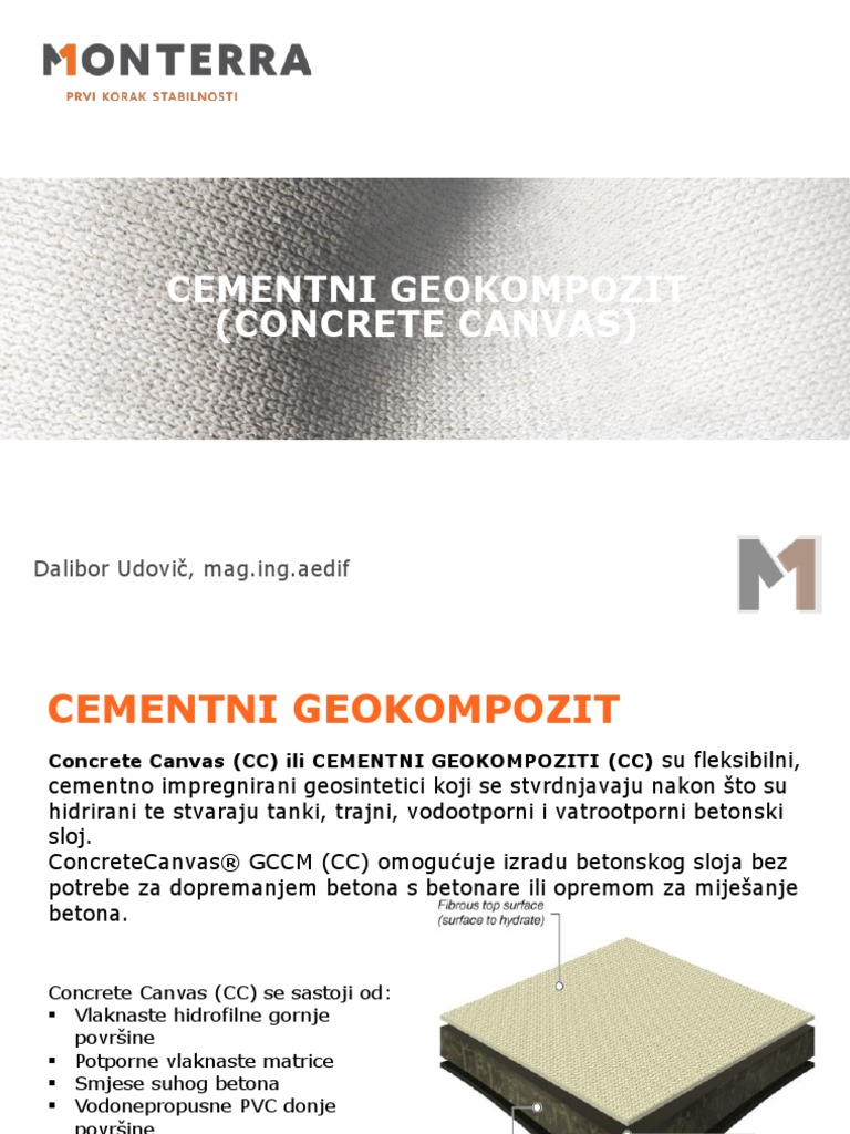 Cementni Geokompozit PDF | PDF